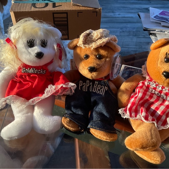Toys | Jc Celebrity Bears Born A Star Goldilocks Momma Papa And Baby ...